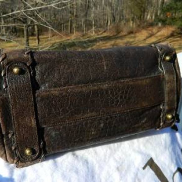 Kooba | Bags | Kooba Brown Distressed Pebbled Leather Sienna Handbag ...